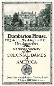 About – Dumbarton House