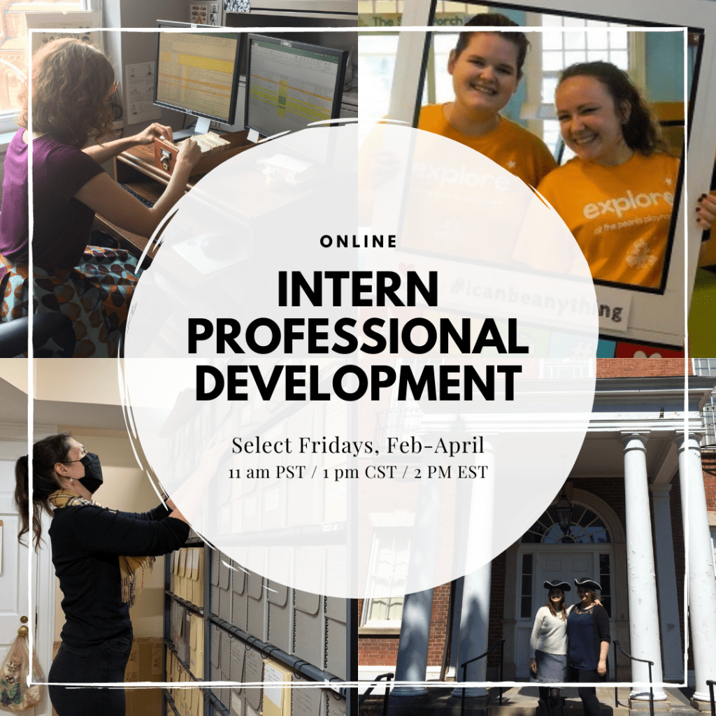 Intern Professional Development – Dumbarton House